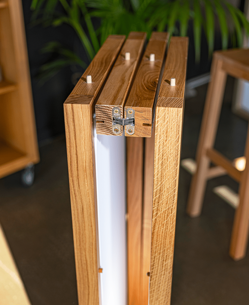 Portable Trade Show Wooden Counter – Natural Display USA